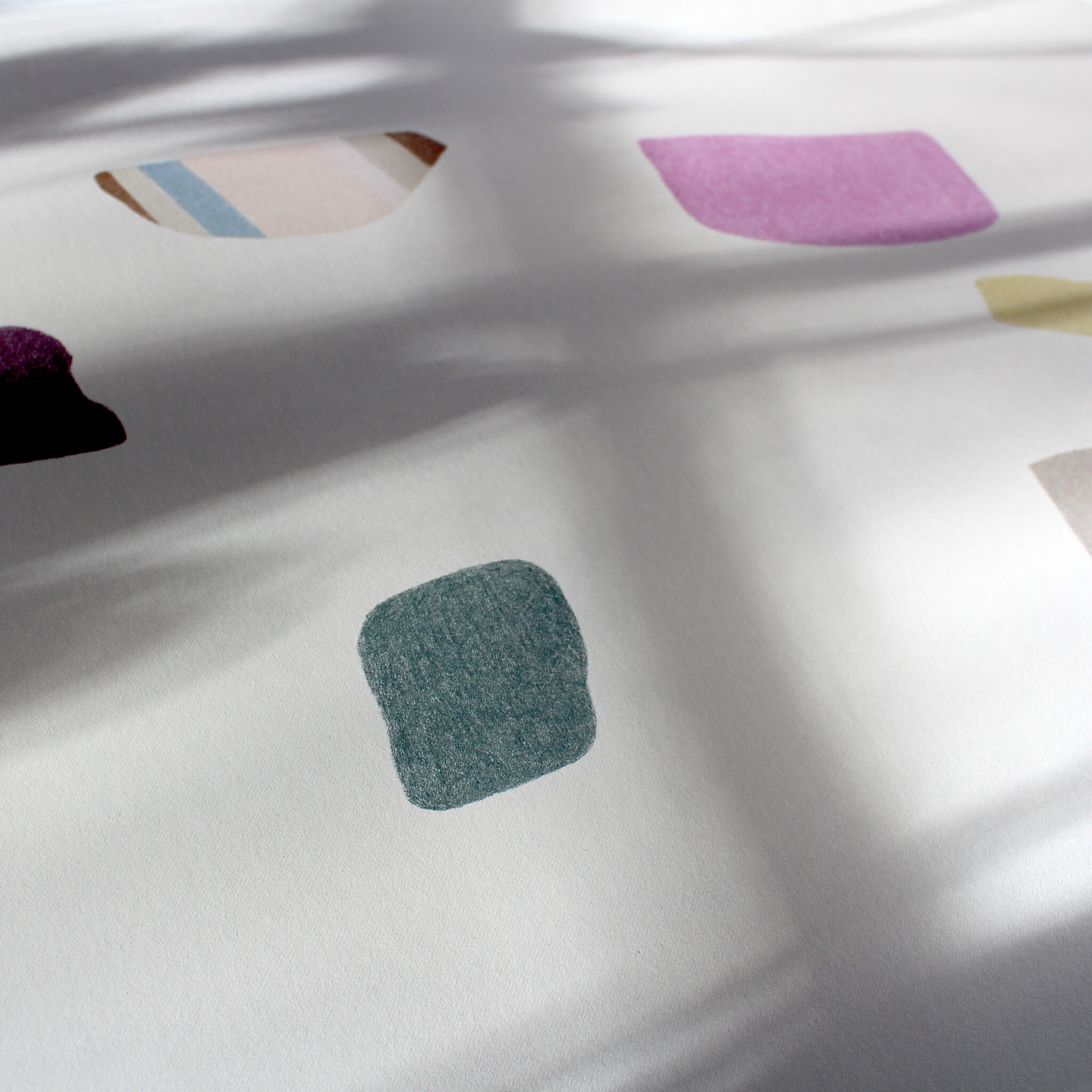 Large modern, pinks, blues, yellow and browns, original abstract ...