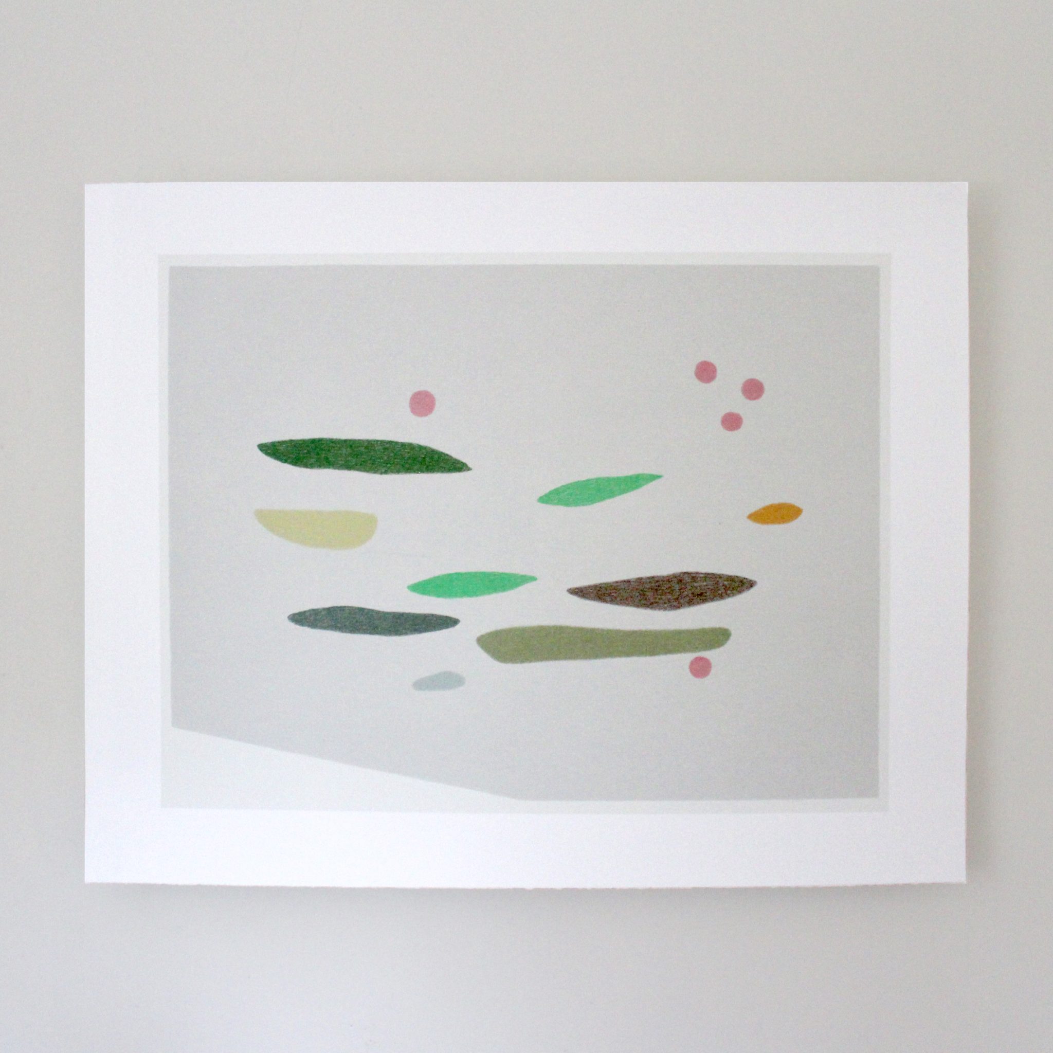 Traditionally made original handmade silkscreen print - still life ...